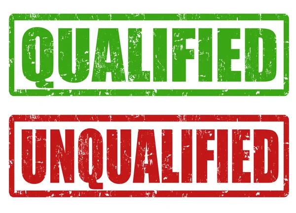 Qualified stamp Stock Vector by ©roxanabalint 47577905