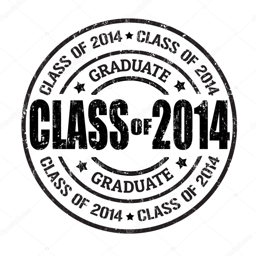 Class of 2014 stamp Stock Vector Image by ©roxanabalint #39035265