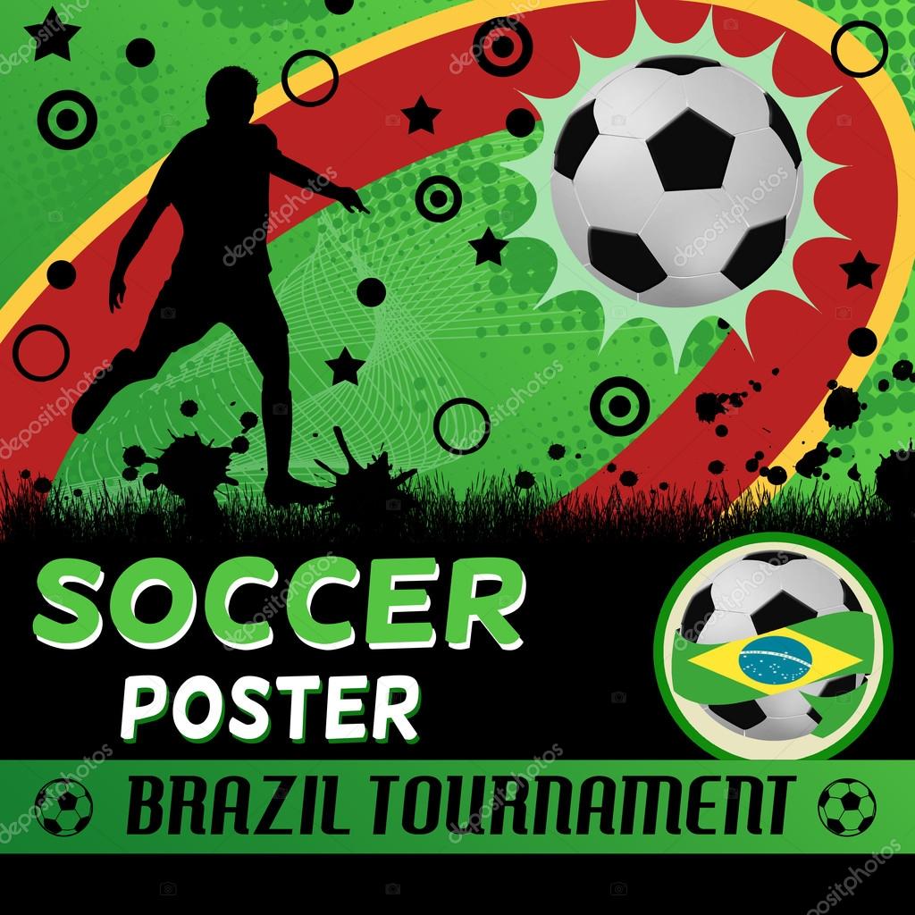 Soccer poster design Stock Vector Image by ©roxanabalint #40093453