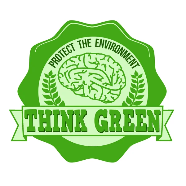 Think green icon Vector Art Stock Images | Depositphotos