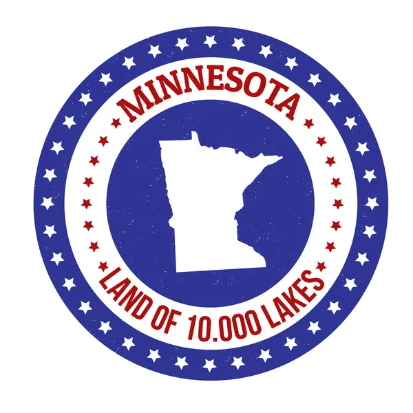 Minnesota, Minneapolis stamp — Stock Vector © _fla #15322813