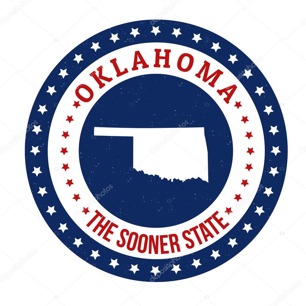 Sello Oklahoma Vector de stock #43334011 de ©roxanabalint