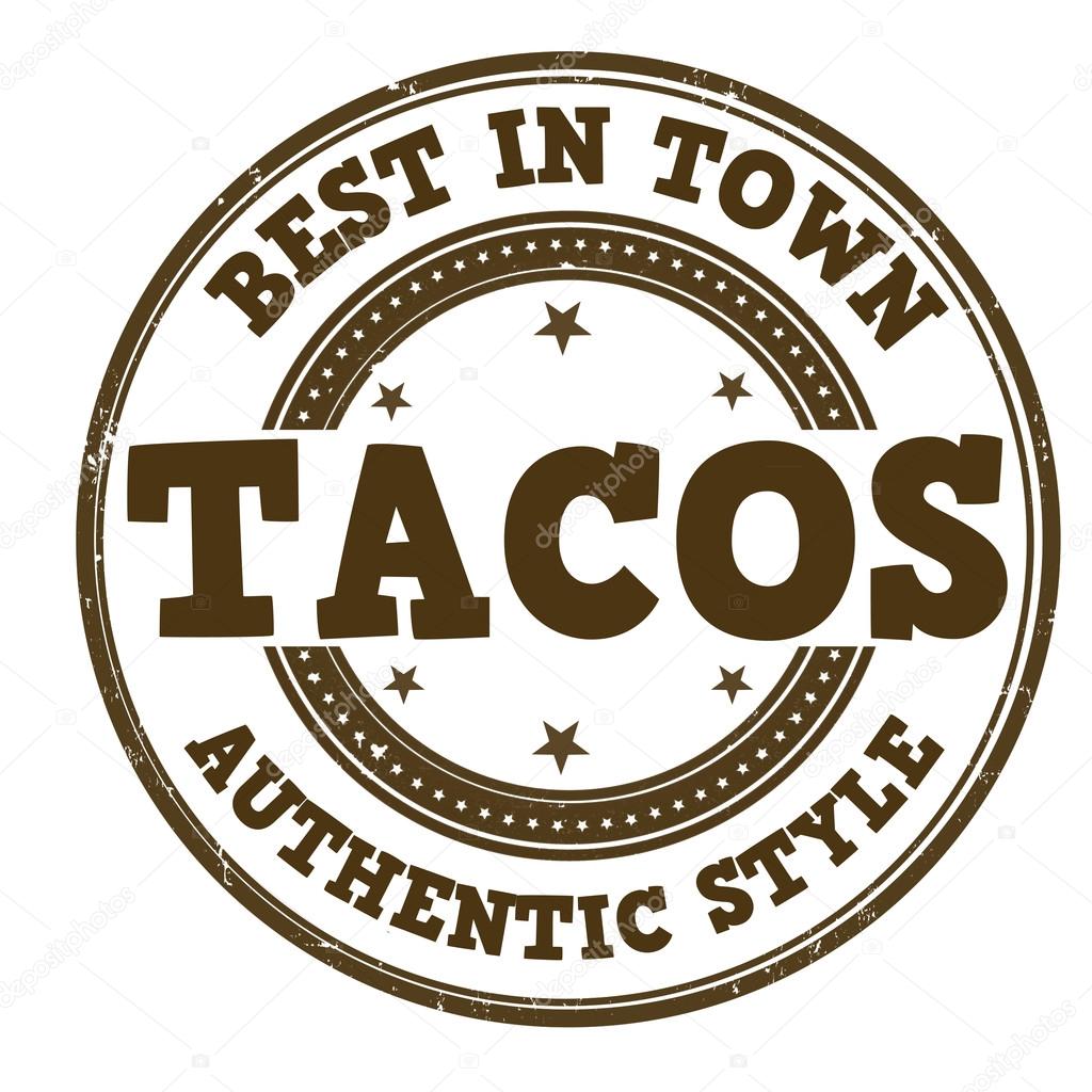 Tacos stamp Stock Vector Image by ©roxanabalint #43755757