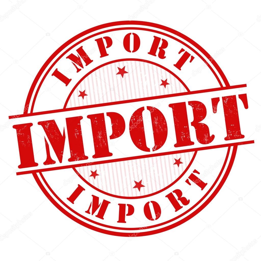Import stamp Stock Vector by ©roxanabalint 45397649