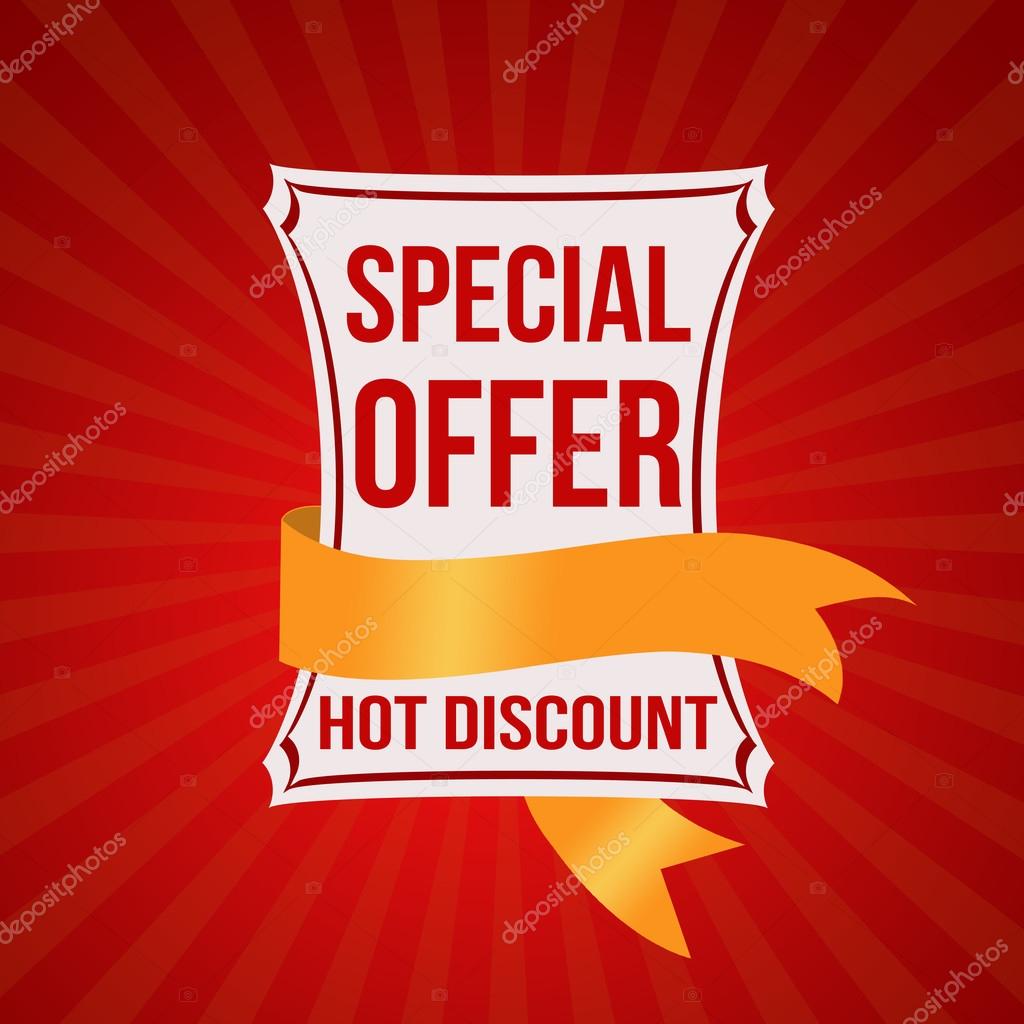 Special offer banner — Stock Vector © roxanabalint #49175733