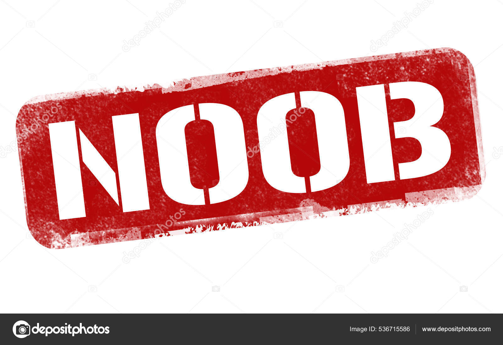 Noob Grunge Rubber Stamp White Background Vector Illustration Stock ...