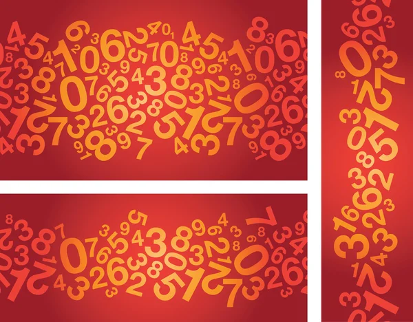 Red number background Stock Vector by ©jameschipper 153775508