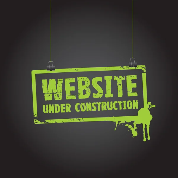 Website under construction sign Stock Vector Image by ©jameschipper ...