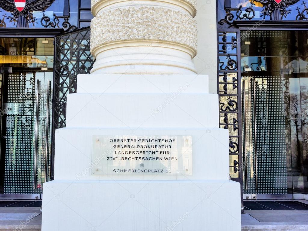 Vienna. austria. supreme court Stock Photo by ©ginasanders 27304321