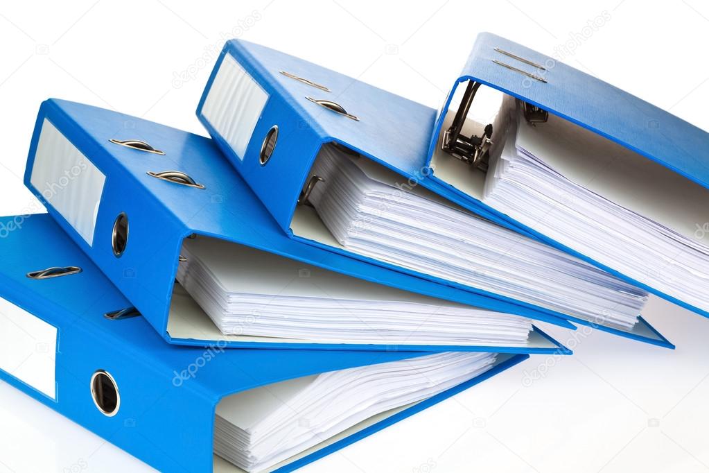 Carpeta de archivos con documentos y documentos 2023