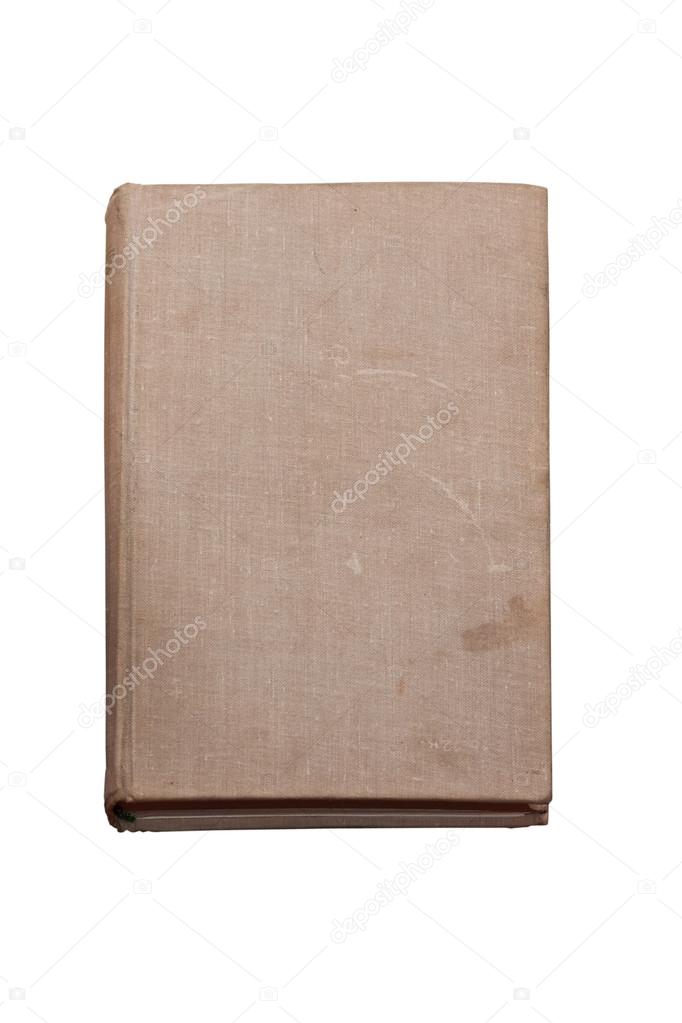 Old weathered book on white Stock Photo by ©exshutter 12659806