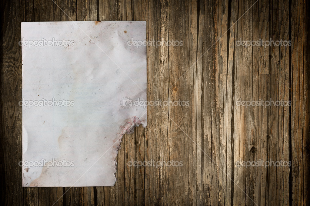 Damaged old paper sheet Stock Photo by ©exshutter 34124885