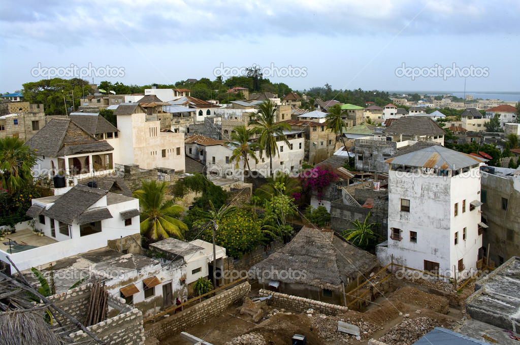 Lamu Town en la isla de Lamu en Kenia . — Foto de stock #21005647 ...
