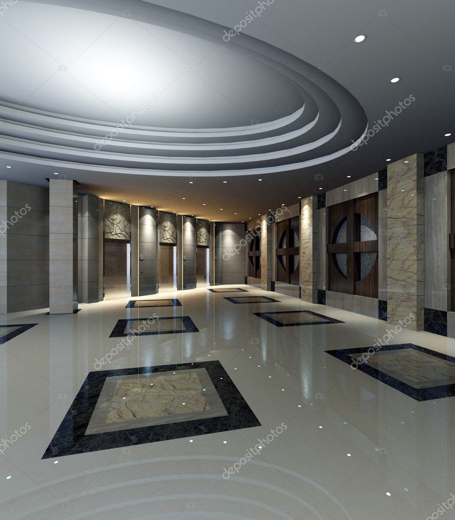 Empty hall interior — Stock Photo © baojia1998 #28161281