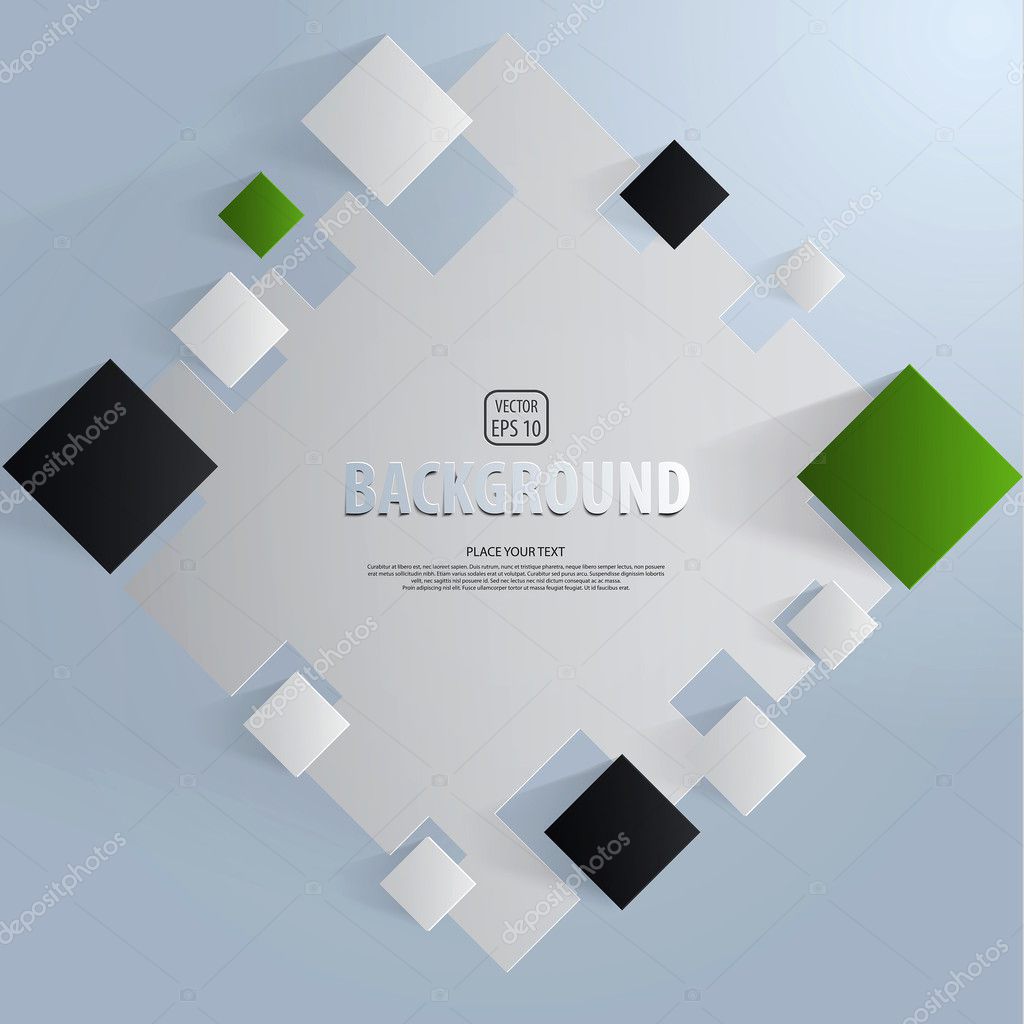 Background of cut paper- design template. Vector Stock Vector Image by ...