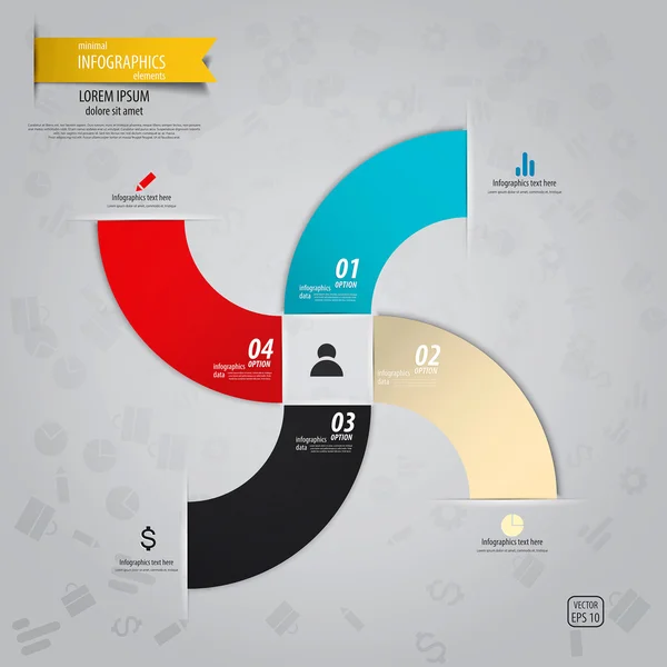 Minimal infographics design. Vector Stock Vector Image by ©darkovujic ...