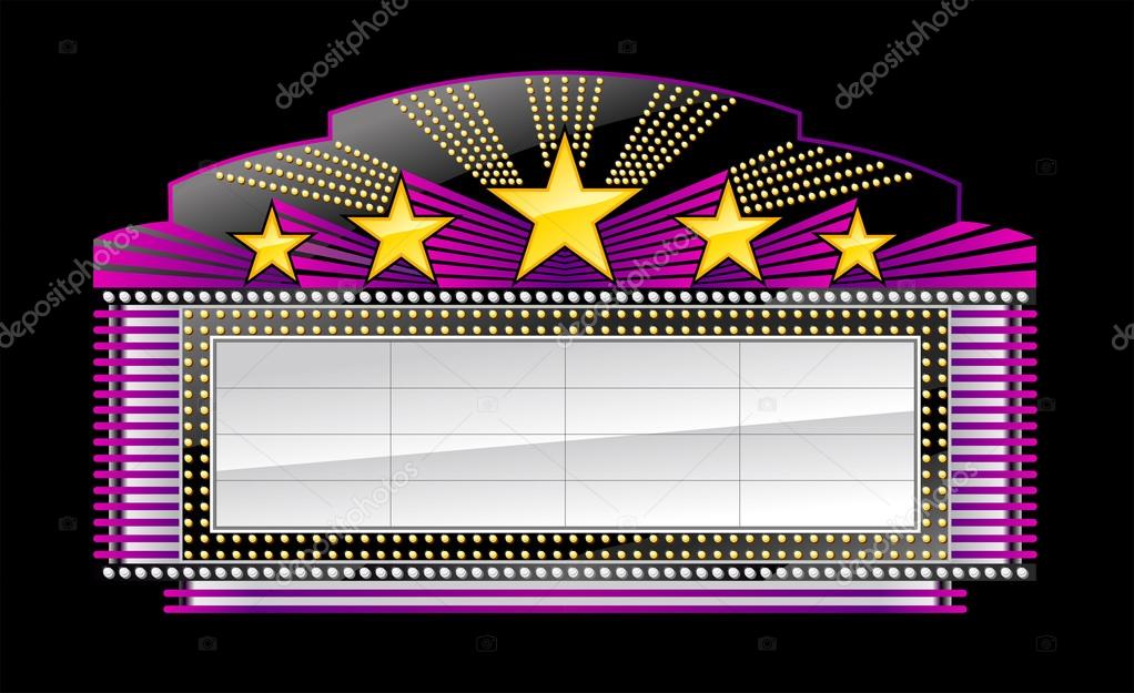 Marquee banner black Stock Vector Image by ©djahan #13719012