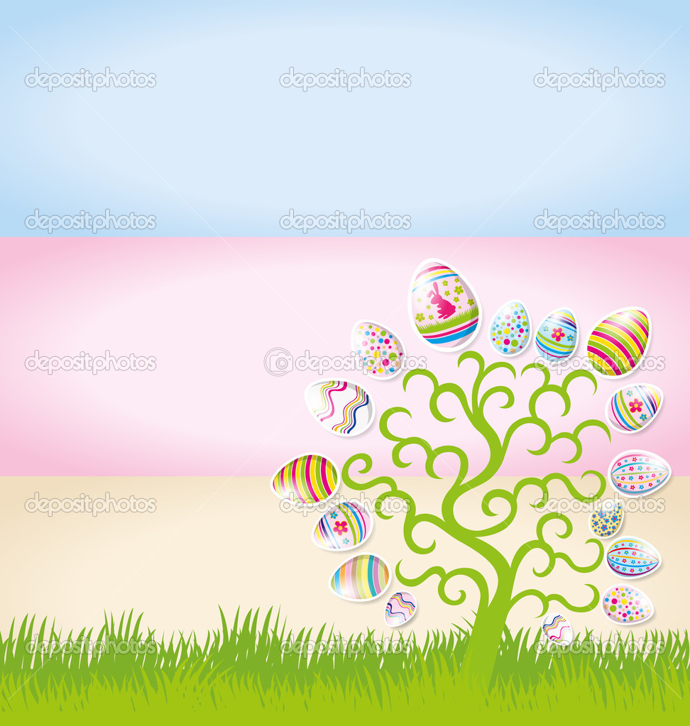 Vector Easter Card Stock Vector Image by ©leedsn #43546729
