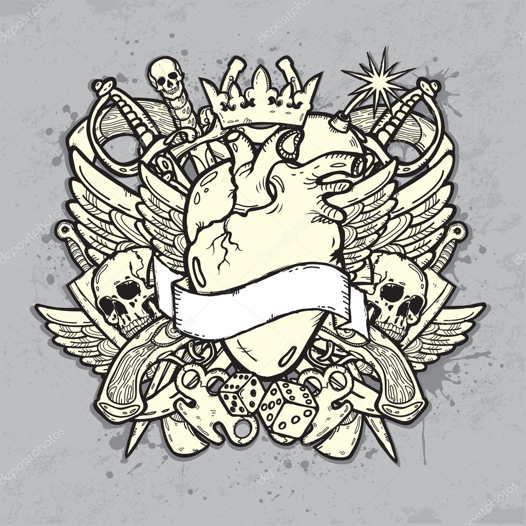 Vampire Cross Tattoos