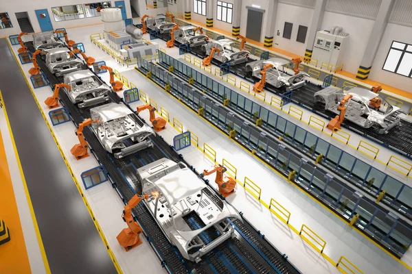 Cars manufacturing line Stock Photos, Royalty Free Cars manufacturing ...