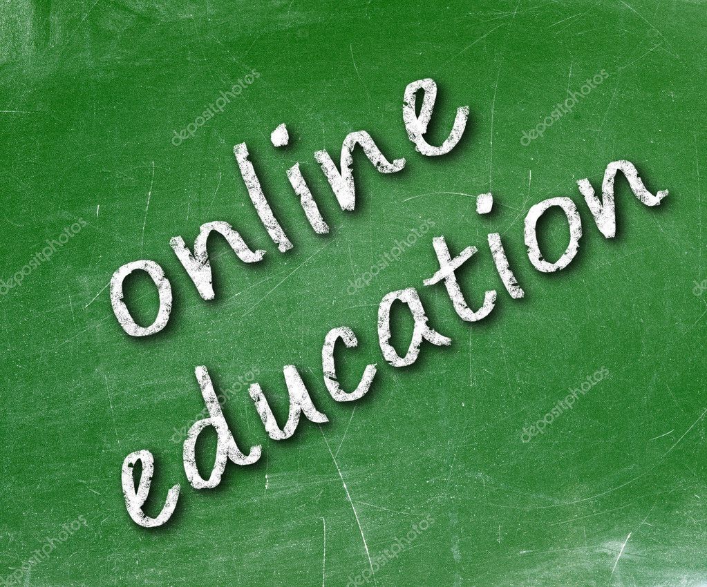 E-learning school written on a chalkboard — Stock Photo © roobcio #23469386