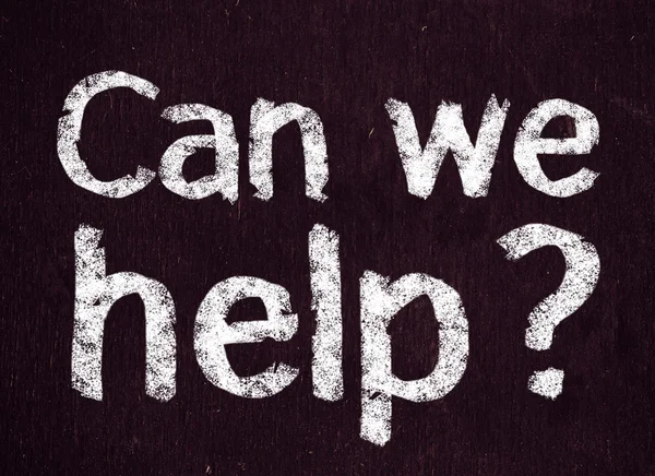 Can we help ? — Stock Photo © roobcio #38932857