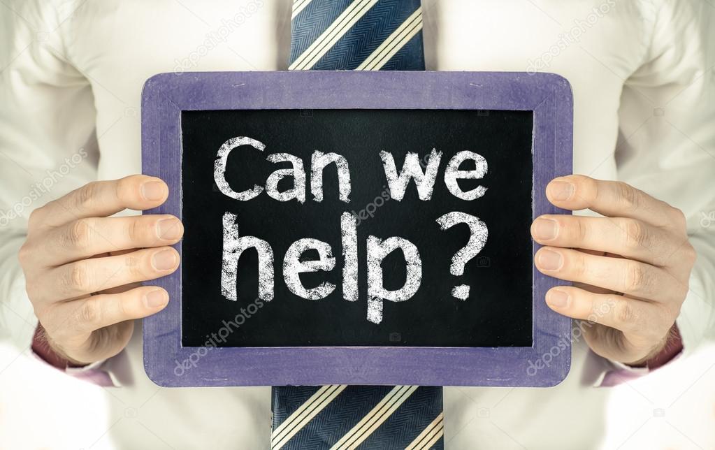 Can we help ? — Stock Photo © roobcio #38932857