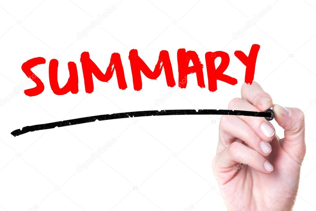 Summary — Stock Photo © roobcio #40634023