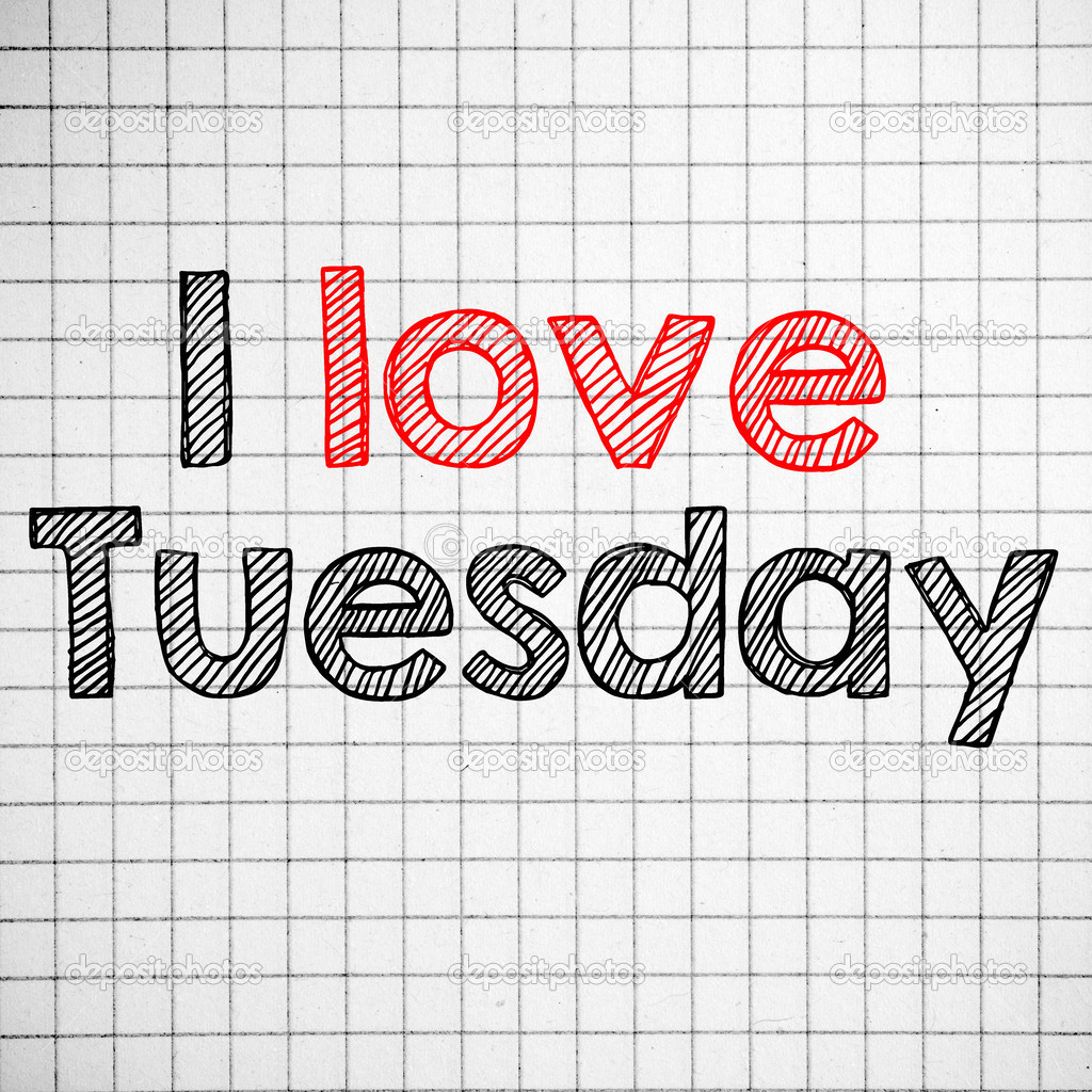 I Love tuesday — Stock Photo © roobcio #41230607
