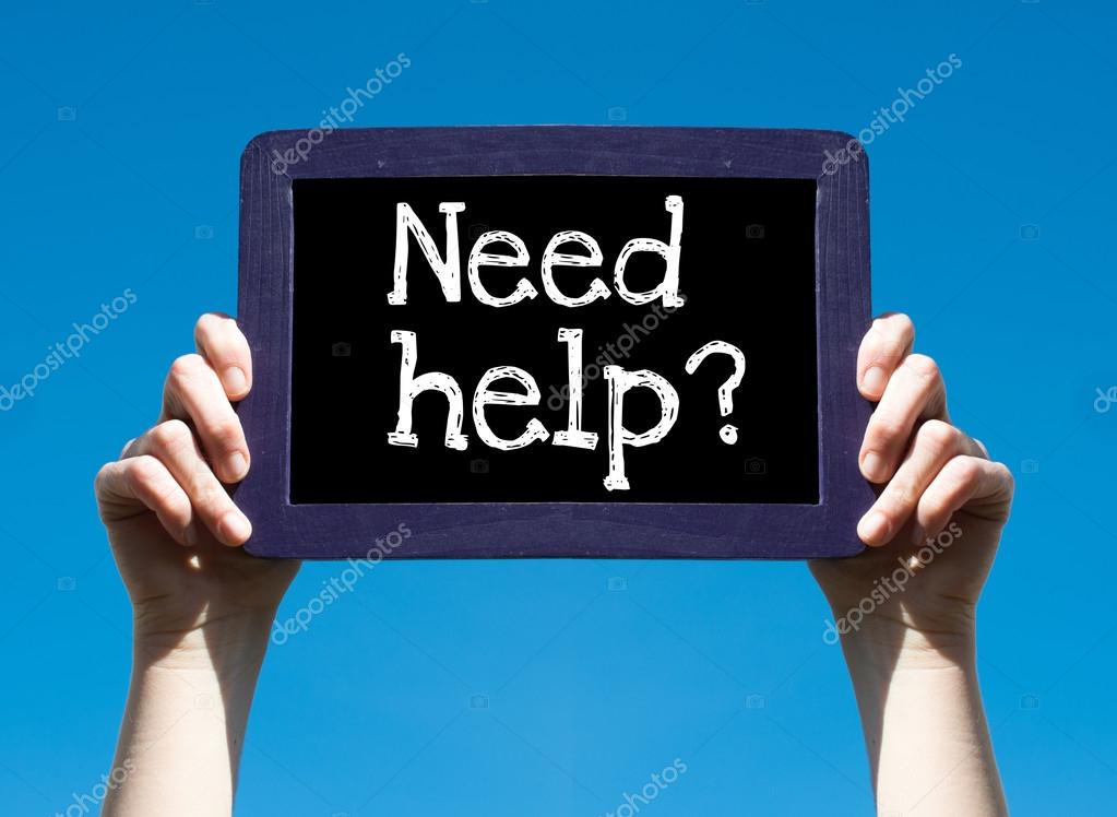 Need help ? — Stock Photo © roobcio #42684393