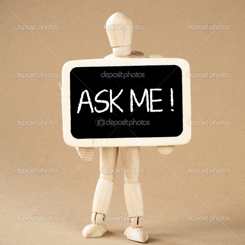 Pregúntame. — Foto de stock © roobcio #49239087