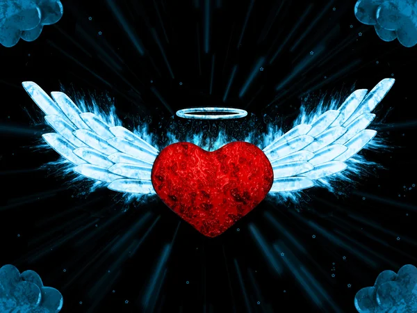 Angel heart Stock Photos, Royalty Free Angel heart Images | Depositphotos