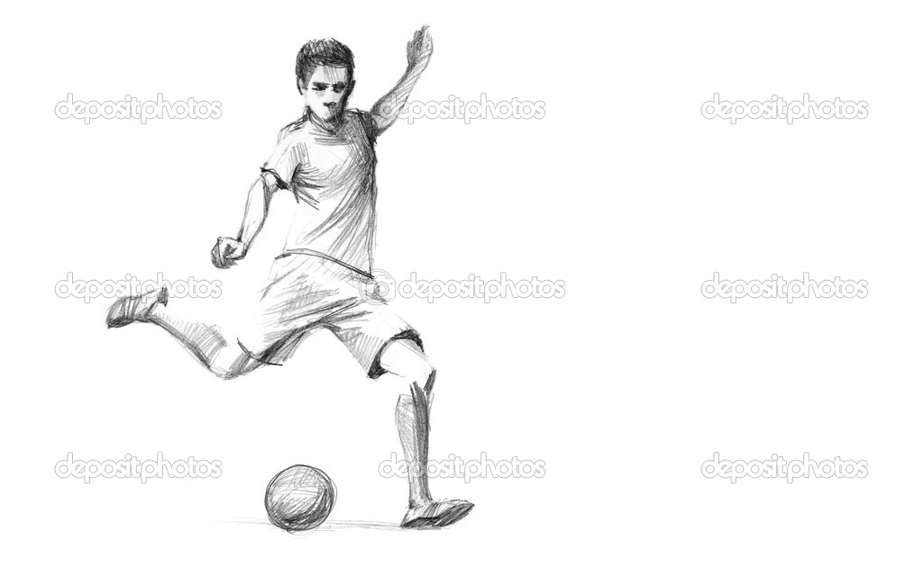 How To Draw Soccer Player