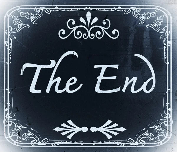 The End Movie Sign