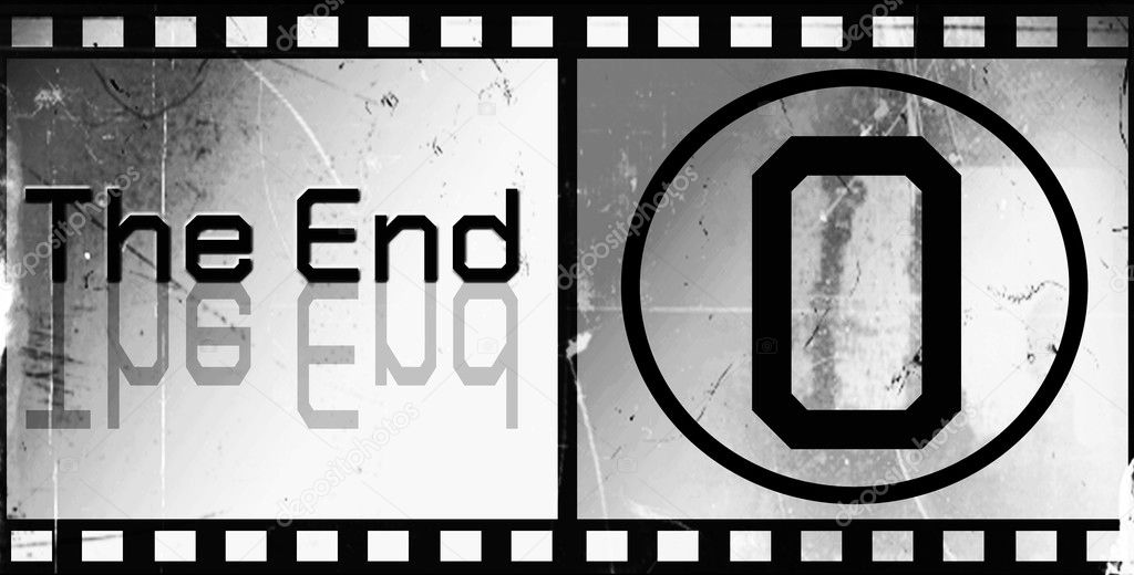 The end Movie screen — Stock Photo © porjai #23052582