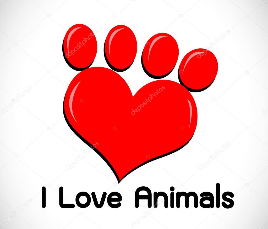 I love animals Stock Vector Image by ©porjai #37173491