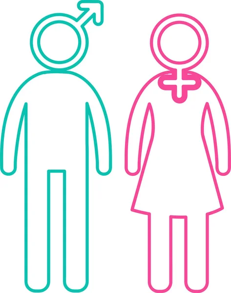 Gender stereotypes imágenes de stock de arte vectorial | Depositphotos