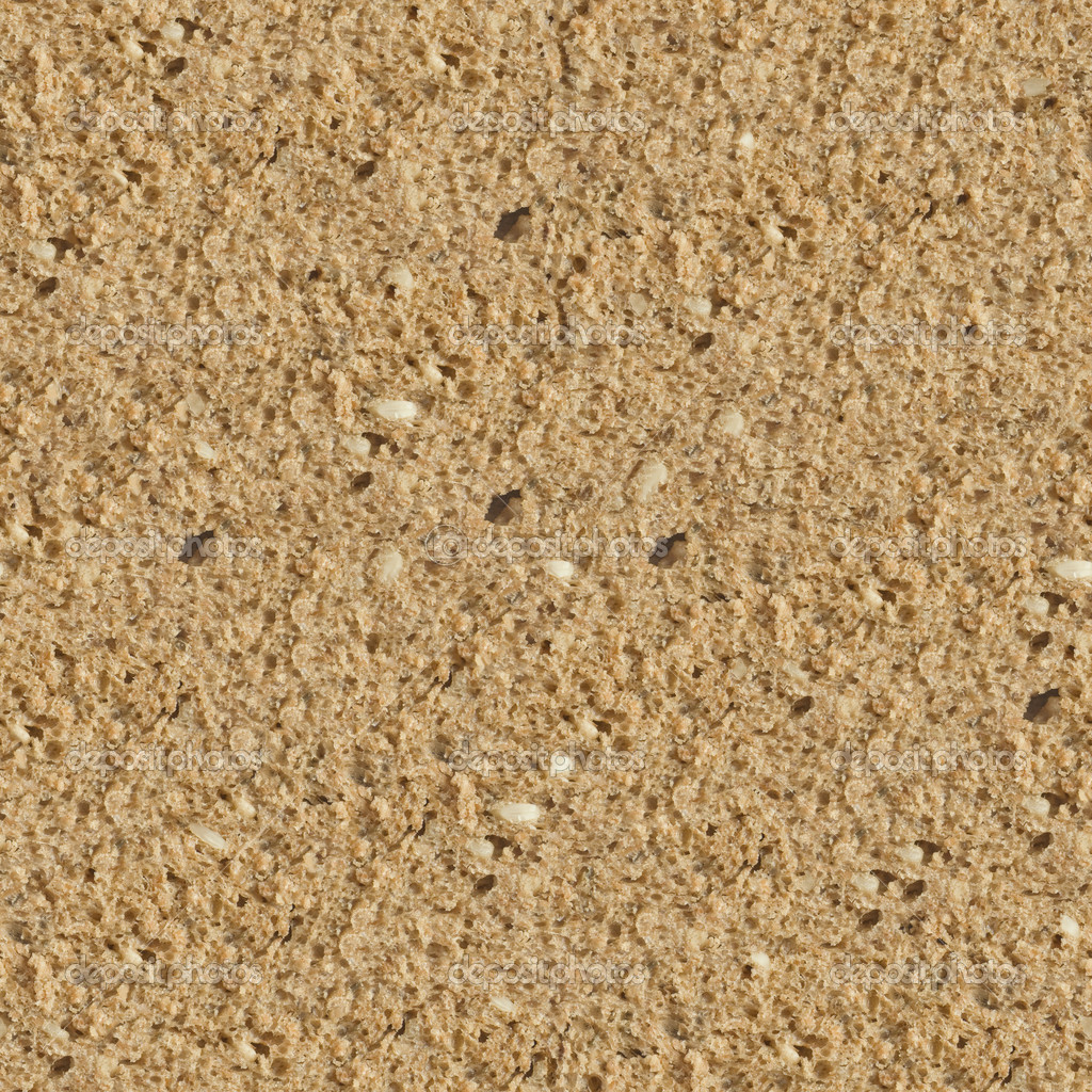 Seamless (Tileable) Detailed Brown Bread Texture Close-Up — Stock Photo ...