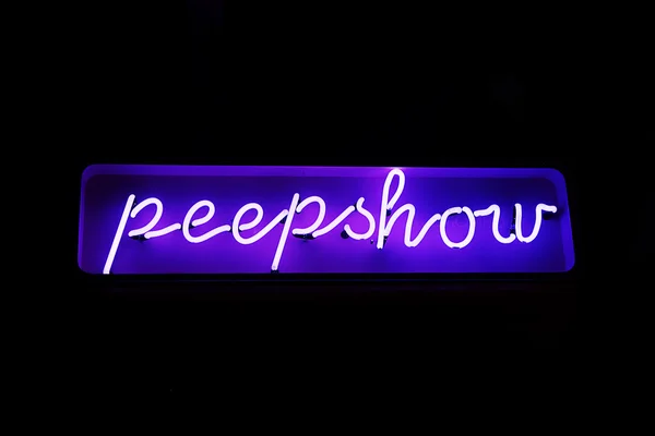 Peep Show Sign