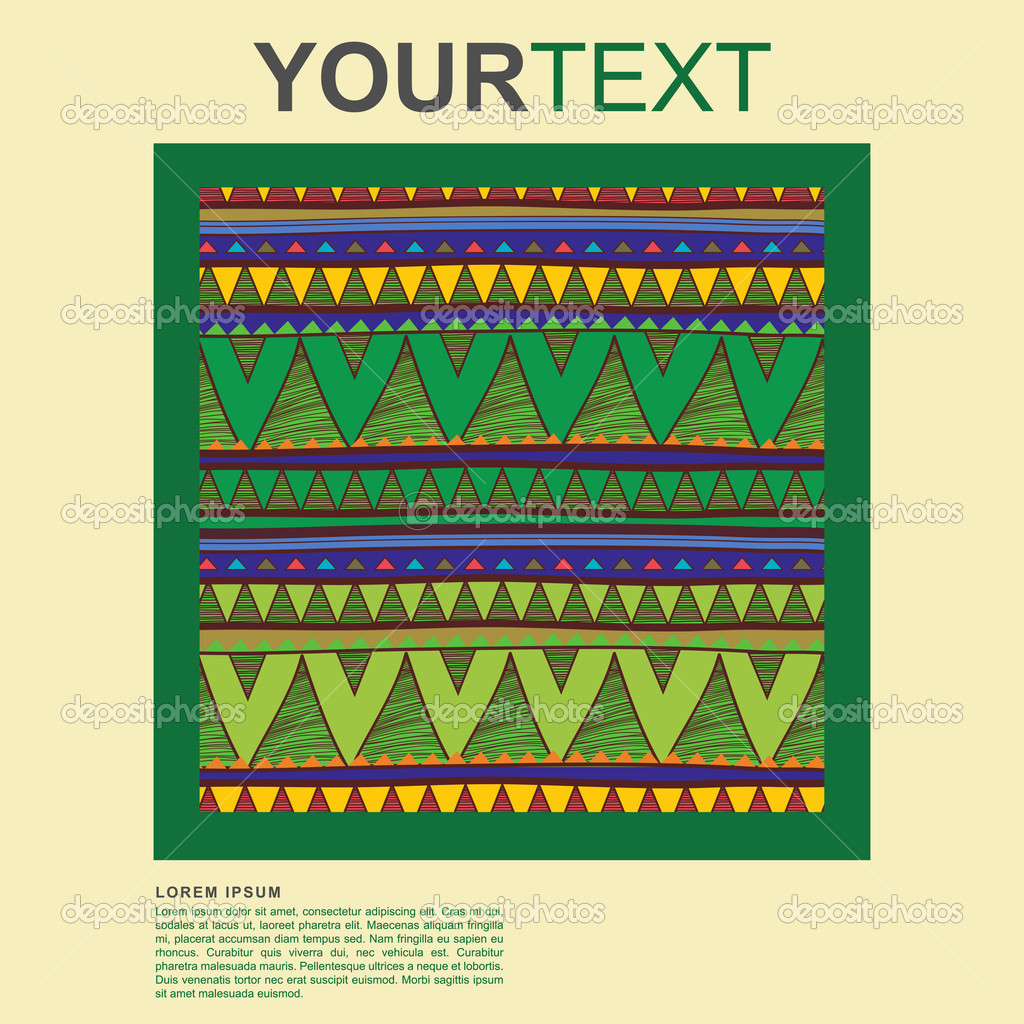Tribal background Stock Vector Image by ©suriko #47378201