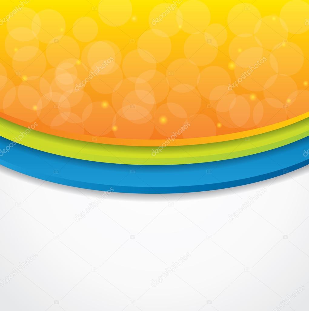 Editable abstract vector background with colorful design — Stock Vector ...