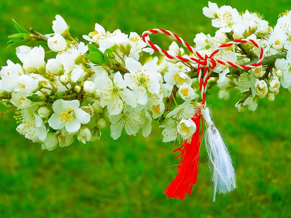 Martisor - romanian symbol of the beginning of spring. — Stock Photo ...