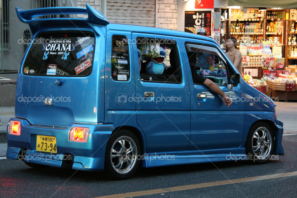 Modified Minivan - City of Naha, Okinawa, Japan – Stock Editorial Photo ...