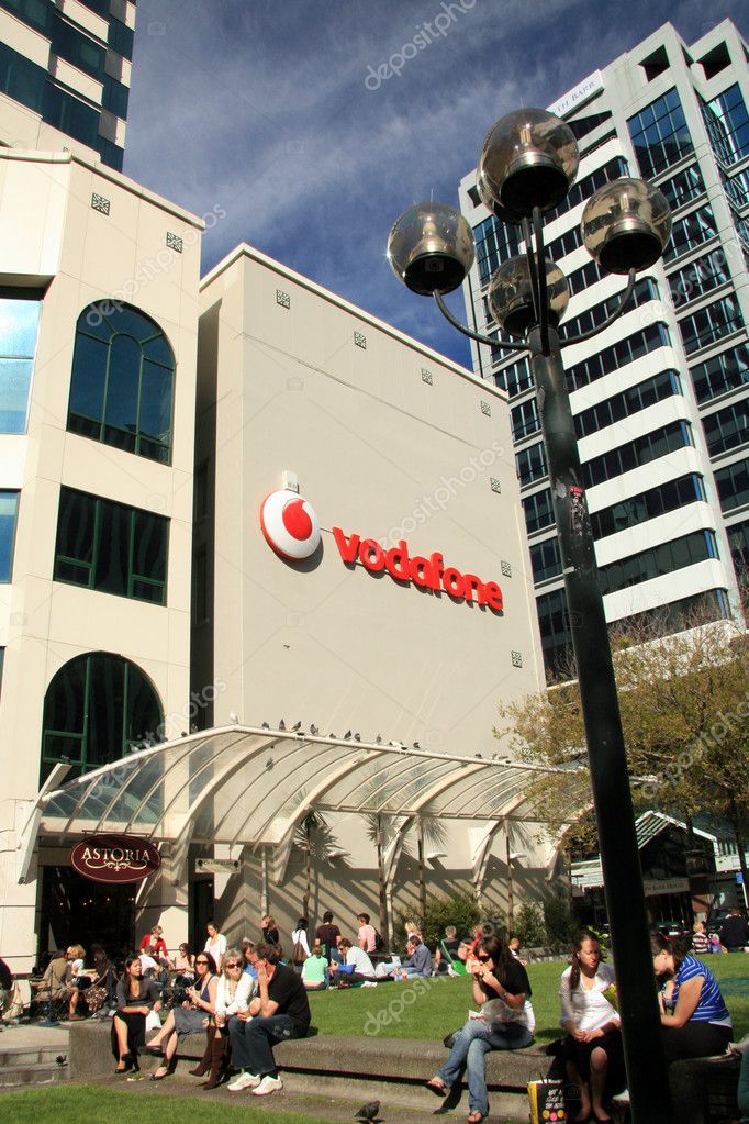 High Rise Building - Lambton Quay, Wellington, New Zealand – Stock ...