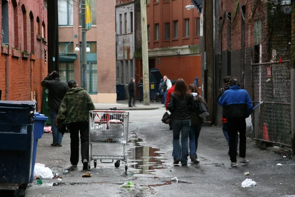 Back Street Alleys in Vancouver City, BC, Canada – Stock Editorial ...