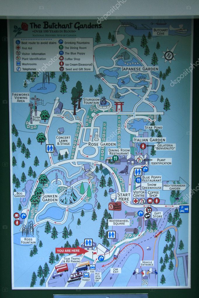 Butchart Gardens Victoria Bc Map | Fasci Garden