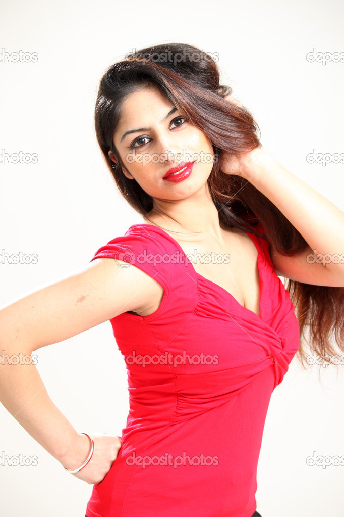 Beautiful Young Indian Lady — Stock Photo © imagex #19990327