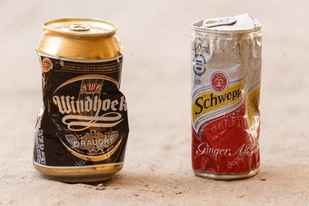 Cans smashed by severe vehicle — Stock Editorial Photo © imagex #45813525