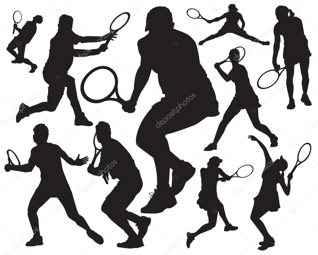 Tennis vector — Stock Vector © YurikswO #13424376