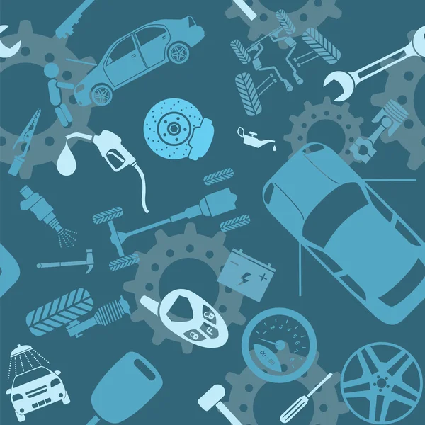 Car service and some types of transportation background Stock Vector ...